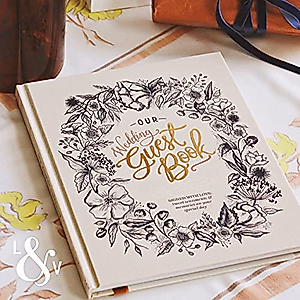 Lily & Val Wedding Guest Book, Fun Wedding Ideas, Alternative Wedding Guest Book, Capture Memories with Wedding Book for Decoration