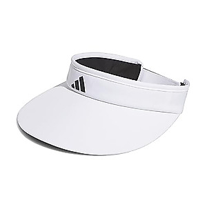 adidas Women's Wide Tour Visor, White, One Size
