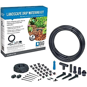 DIG G77AS Advanced Landscape 52 Piece Drip Watering Kit - Efficient and Customizable Garden Irrigation