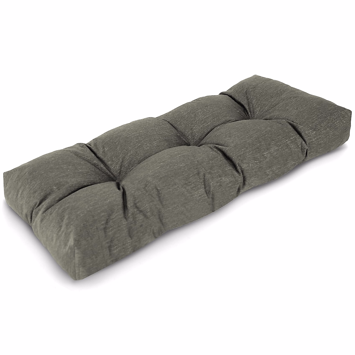 Lokex Bench Cushion,45x16 Inch Waterproof Bench Cushions for Outdoor Furniture,Non-Slip Window Seat Cushions Indoor,Smoke Gray