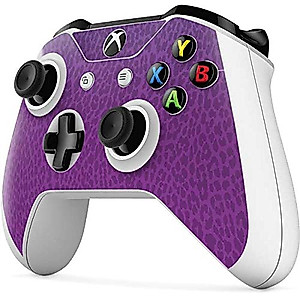 Skinit Decal Gaming Skin Compatible with Xbox One S Controller - Officially Licensed Skinit Originally Designed Cheetah Print Purple and Blue Design
