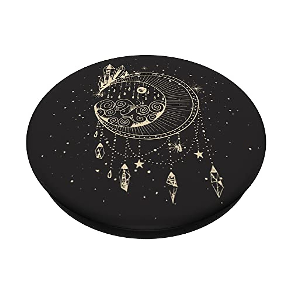 Moon Dreamcatcher with Crystals and Waves PopSockets Swappable PopGrip
