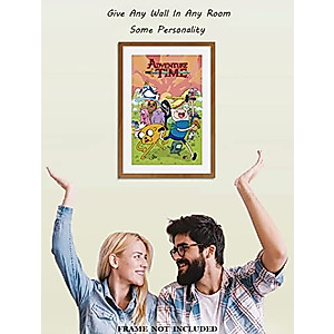 XIHOO Christ-EZ Anime Cartoons Adventure Time Wall Art Print Poster Home Decor Premium - Matte poster Frameless Gift 11 x 17 inch(28cm x 43cm)