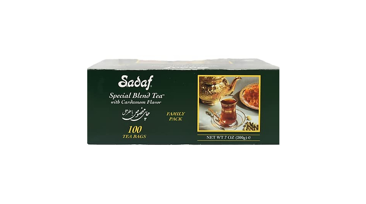 Sadaf Cardamom Tea Bags | Special Blend Cardamom Ceylon Black Tea ...