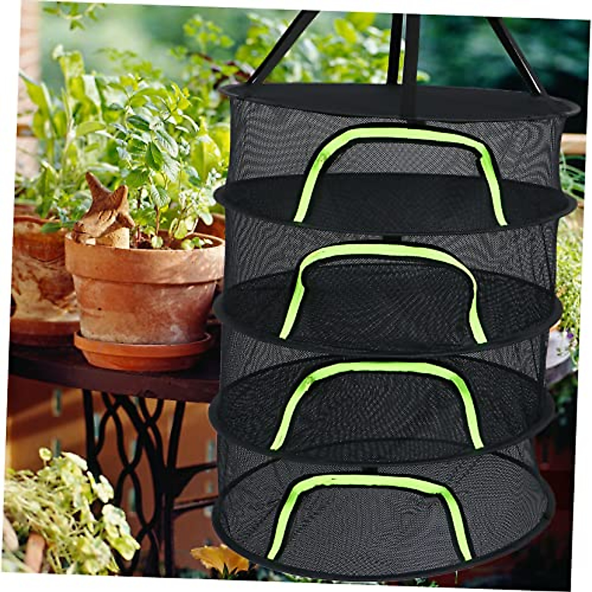 Zerodeko 2pcs Folding Drying net Vegetable Plants Plants Outdoor Plants Laundry Drying Rack Collapsible Wet mesh Drying net Drying Net Accessory Drying Net Device Drying Net Parts Tool