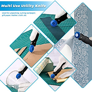 Gomake Vinyl Wrap Cutter Car Coating Film Window Tint Cutting and Trimming Alloy Roller Positioning Knife Paperback Slitter Knife Car Wrap Film Vinyl Gap-Cutter for Car Wrapping,Wallpaper Pasting