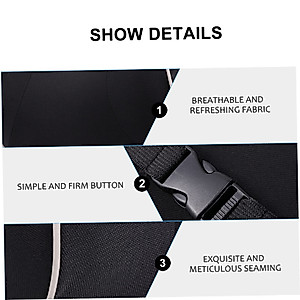 JEWEDECO Car Headrest Car Neck Cushion Headrest Cushion for Car Neck Support for Car Auto Car Cushion Seat Car Seat Carseat Head Rest Cushion Neck Guard Polyester Pillow Travel