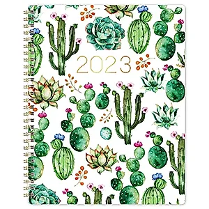 2023 Planner - Planner 2023, 2023 Planner Weekly and Monthly with Printed Tabs, Jan. 2023-Dec. 2023, 8'' × 10'', Monthly Printed Tabs, Twin-Wire Binding, Perfect for Home Office Using