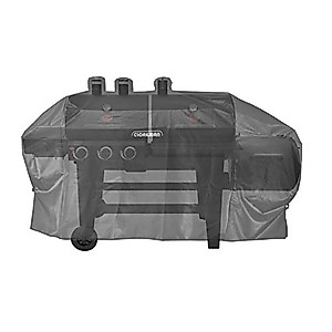 Cloakman Grill Cover 8080 fits Char-Griller Triple Play 93560 and Duo 5050 Double Play 5650 with Side Fire Box