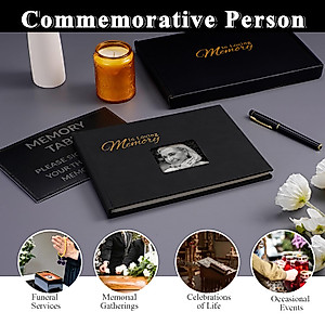 Funeral Guest Book For Memorial Service ,Funeral Sign In Book for guests,Hardcover Funeral Guest Books Celebration of Life,In Loving Memory Guest Sign In Book for Funeral,Total 88 pages for 280 Guests