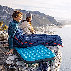 Naturehike Down Sleeping Bag 800 Fill Power Lightweight Compact for Backpacking Camping Hiking Traveling with Compression Sack (Dark Blue(42.8℉), Large（78.7" L x31.5 W）)