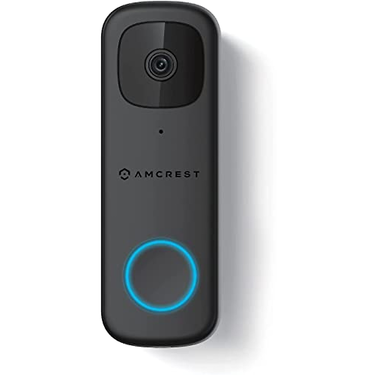 Amcrest 4MP Video Doorbell Camera Pro, Outdoor Smart Home 2.4GHz and 5GHz Wireless WiFi Doorbell Camera, Micro SD Card, AI Human Detection, IP65 Weatherproof, 2-Way Audio, 164º Wide-Angle Wi-Fi AD410