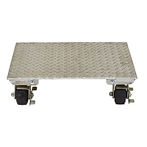 Vestil VPLDO/A-1824-AS Aluminum Plate Dolly, 1200 lb. Capacity, 18" x 24"