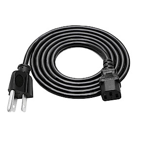 UL Listed 8ft AC Power Cord Replacement for EF EcoFlow Delta 2,Delta 2 Max,Delta pro Portable Power Station Solar Generator 3 Prong Power Cord