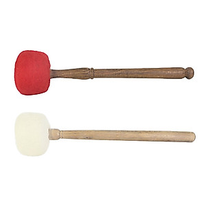 gazechimp Tibetan Mallet Wool Felt Percussion Parts, Red