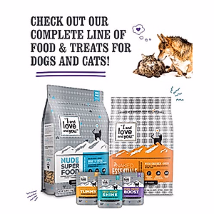 I and love and you Meow and Zen Hearties, Coat Support Grain Free Cat Treats, Salmon Recipe With Omegas 3 and 6, Model Number: T11305 4 Ounce (Pack of 1)