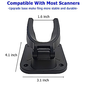 YurMemo Universal Scanner Holder,Foldable Barcode Scanner Holder,Bar-Code Reader Wall Mount for DS2208 DS2278 DS4308 LI4278 LS2208 1250g 1962 Most Barcode Scanners