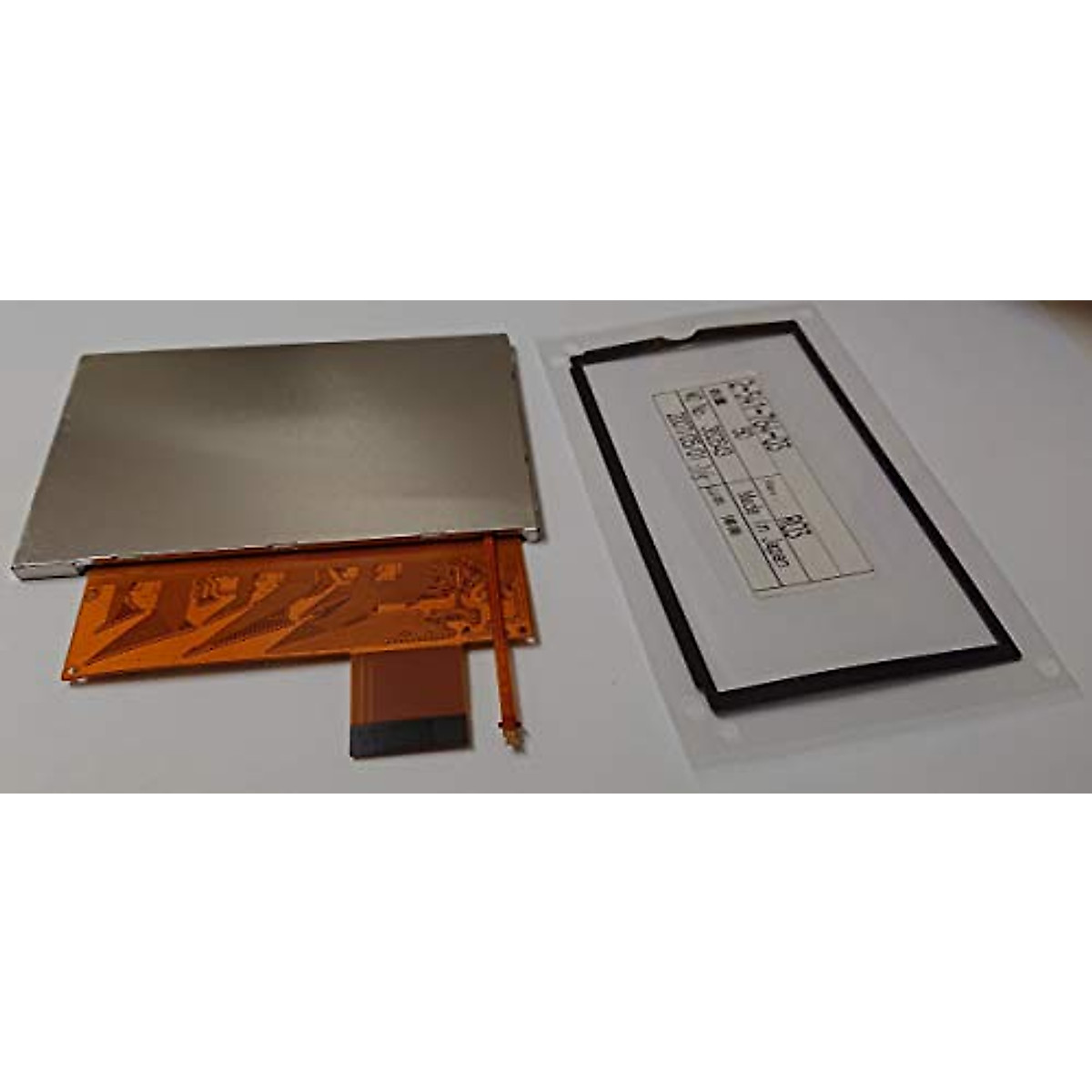 TOTALCONSOLE LCD Screen Replacement for PSP 1000 1001 Series w/Backlight & Cushion Gasket Sony OEM Original, Silver (TC-95222)