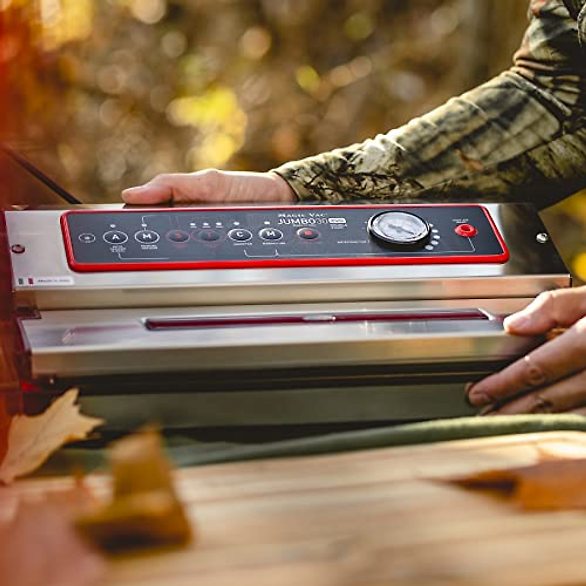 Avid Armor - Magic Vac Jumbo 30 Evo Plus Vacuum Sealer Machine, Vacuum Food Sealer for Dry and Moist Foods, Meat Sealers Vacuum Packing Machine, Compact Vacuum Sealers with 13.5-Inch Vaccum Sealer Bar