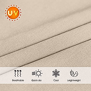 Soothfeel Women's Hiking Cargo Shorts with 4 Pockets 7 Inch Long Quick Dry Athletic Golf Shorts for Women Casual Summer (Khaki, Large)