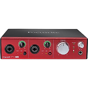 Focusrite Clarett 2Pre USB 10-In/4-Out Audio Interface