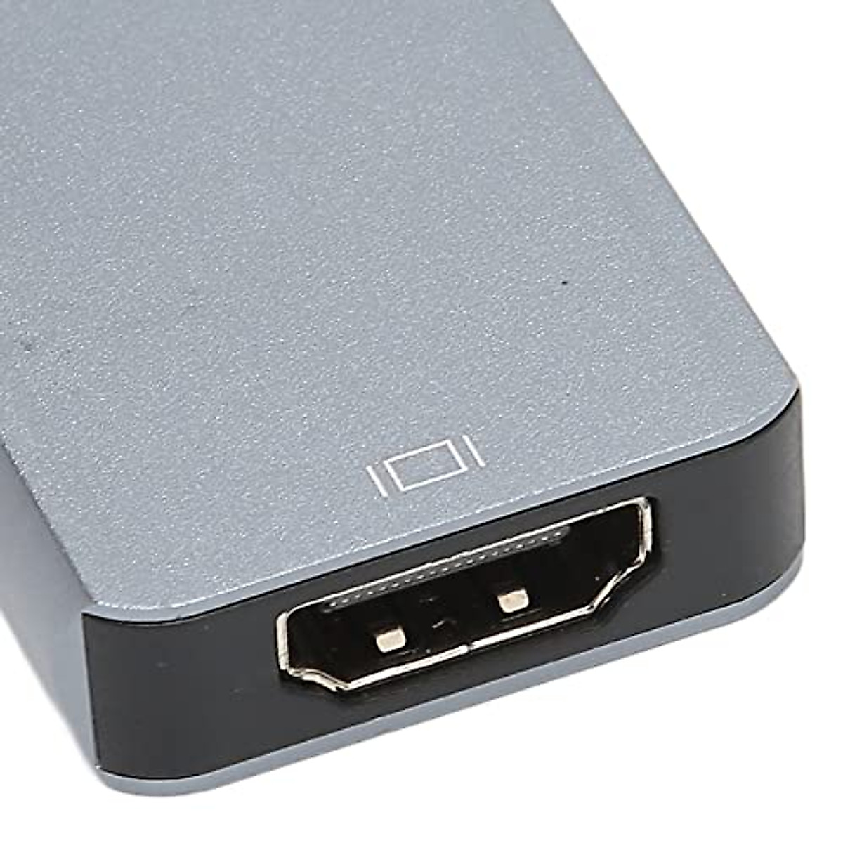 USB C Hub, 30HZ 4K HD 5 in 1 USB C Multiport Adapter 3840x2160 5Gbps Transfer Support Dual Cards PD Charging USB Docking Station for Home Office Travel