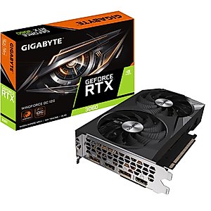 GIGABYTE Windforce OC NVIDIA GeForce RTX 3060 12GB GDDR6 Graphics Card