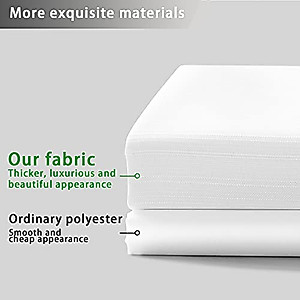 Awellife Floral Shower Curtain for Bathroom Green Botanical Shower Curtain Linen Texture Cloth Fabric