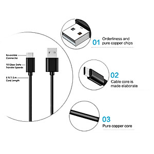 Bluetooth Speakers Charger USB C Fast Wall Charger Charging Cable Cord for Sony SRS-WS1 SRS-NS7 SRS-NB10 SRS-XB13 SRS-XB23 SRS-XB33 SRS-XB43 WI-C100 WH-1000XM5, Bose SoundLink Flex Speaker