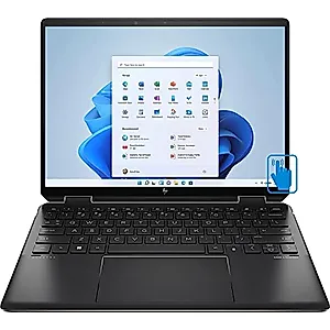 HP - Spectre x360 2-in-1 | 14-ef0013dx | 13.5" 3K2K OLED Display | Processor: Intel Evo Core i7 | Memory: 16GB Memory | Storage: 1TB SSD | Color: Nightfall Black | Touch-Screen Multi Touch Enabled