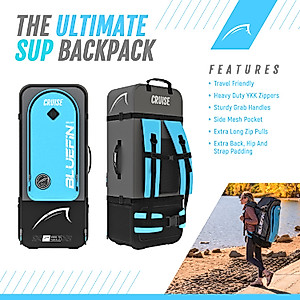Bluefin® Sup Cruise Inflatable Paddle Boards for Adults & Kids | Including Paddleboard Accessories | 5 Year Warranty | Inflatable Stand Up Paddle Board with Kayak Conversion | Sizes 10'8, 12, 15