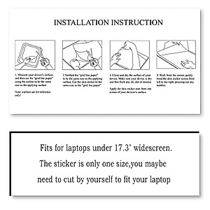 ArtSo Laptop Skin Sticker Decal,16.5” 17” 17.3 inch Laptop Universal Netbook PC Notebook Vinyl Reusable Skin Sticker Cover Art Case Protector Personalized, Free 2 Wrist Pad,Purple Marble