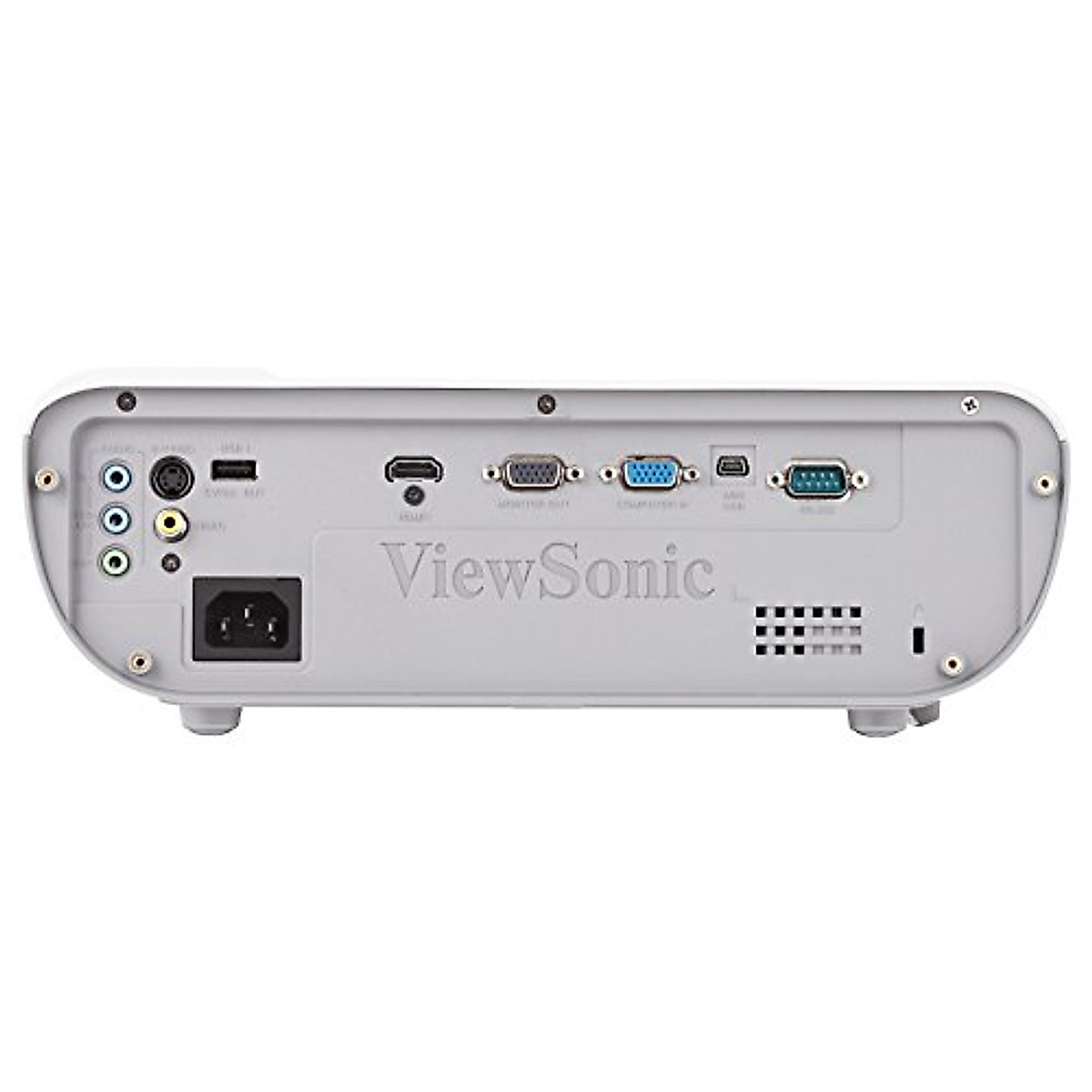 ViewSonic 3200 Lumens Full HD 1080p Shorter Throw Home Theater Projector with 3D DLP and HDMI, Stream Netflix with Dongle (PJD7828HDL)