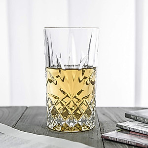 Whisky Glasses Set 12 oz,Liqueur Spirits Glasses Snifters Round Clear Drinking Glass,Rock Glasses,Old Fashioned Cocktails Glasses Bourbon Glasses for Restaurants,Bars,Water Cups Vodka Cups 8 Pack