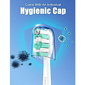 Toothbrush Replacement Heads for Philips Sonicare ProtectiveClean DailyClean Electric Toothbrush Head 1 2 Series Plaque Control Gum 4100 5100 C1 C2 G2 HX9023 Snap-on, 10 Pack