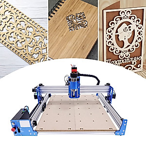 CNC Router Machine, CNC Machine Kit Pro Milling Machine, Mini DIY CNC Router Kit, Engraving Machine, for Wood Metal Acrylic MDF Carving Arts Crafts DIY Design