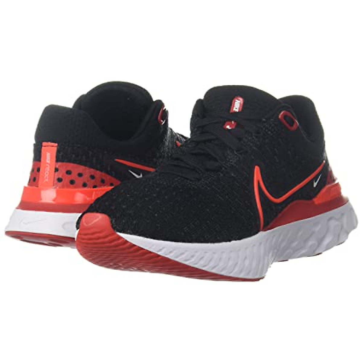 Nike React Infinity 3 Women's Road Running Shoes Size- 6.5 Black/Bright Crimson