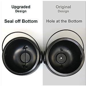 GiftExpress 8" Black Cauldron Kettle, Cauldron Halloween Decor