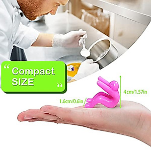 Spill-proof Lid Lifter for Soup Pot, Kitchen Tools Lid Stand Heat Resistant Holder Keep The Lid Open, Great Cooking Helpers and Decoration 6 Pack