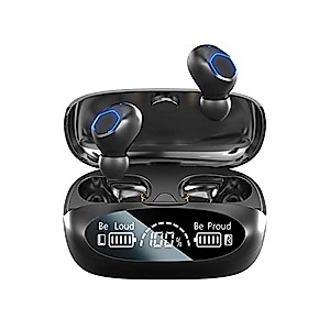 Uklsqma Wireless Earbuds, M22tws Bluetooth Headset Wireless Sports Touchs Waterproof Super Long Battery Life Music Binaural Subwoofer Earplugs, Ear Buds Wireless Bluetooth Earbuds