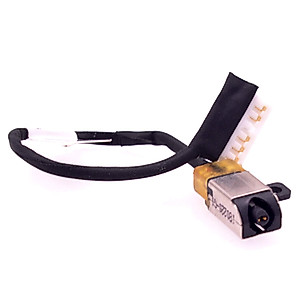 Deal4GO DC Power Jack Cable Harness Replacement for Dell Inspiron 15 5570 5575 17 5770 5775 P35E P35E001 02K7X2 2K7X2 DC301011B00