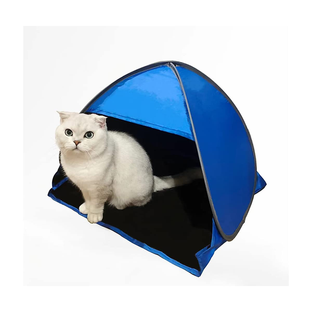 RXQNN Small Pop-up Head Tent Portable Beach Shade with Two Sand Bags, Mini Beach Tent Pet Shade for Dogs/Cats