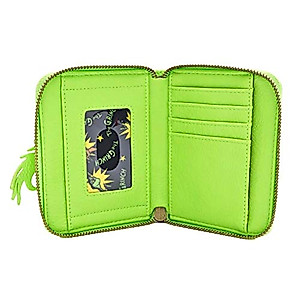 Loungefly x Dr. Seuss The Grinch Cosplay Zip Around Faux Leather Wallet