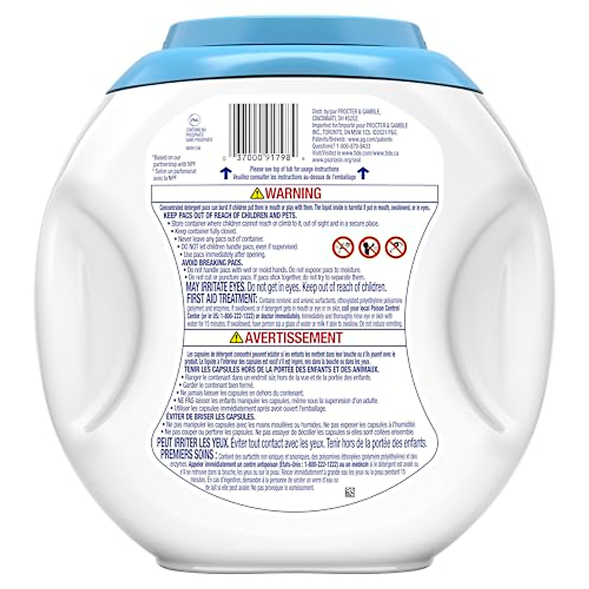 Tide PODS Free & Gentle Laundry Detergent Soap Pacs, 81 Count, Tide PODS Laundry Detergent