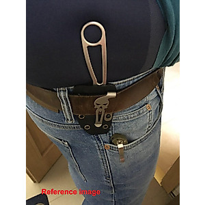 Metal Spring Belt Black Clip for Kydex Sheath Holster Knife Sheath Clips with Screws