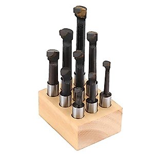12mm Shank Carbide Tip Boring Bar Set , 9 Pcs F1 Type 12mm Shank Boring Bar Set, 12mm High Speed Carbide Tipped Bars Lathe Tool