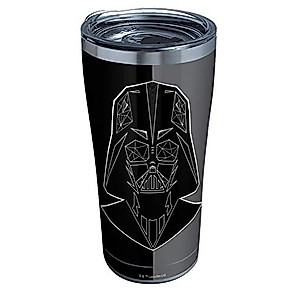 Tervis Star Wars Vader Trooper Triple Walled Insulated Tumbler Travel Cup Keeps Drinks Cold & Hot, 20oz, Stainless Steel