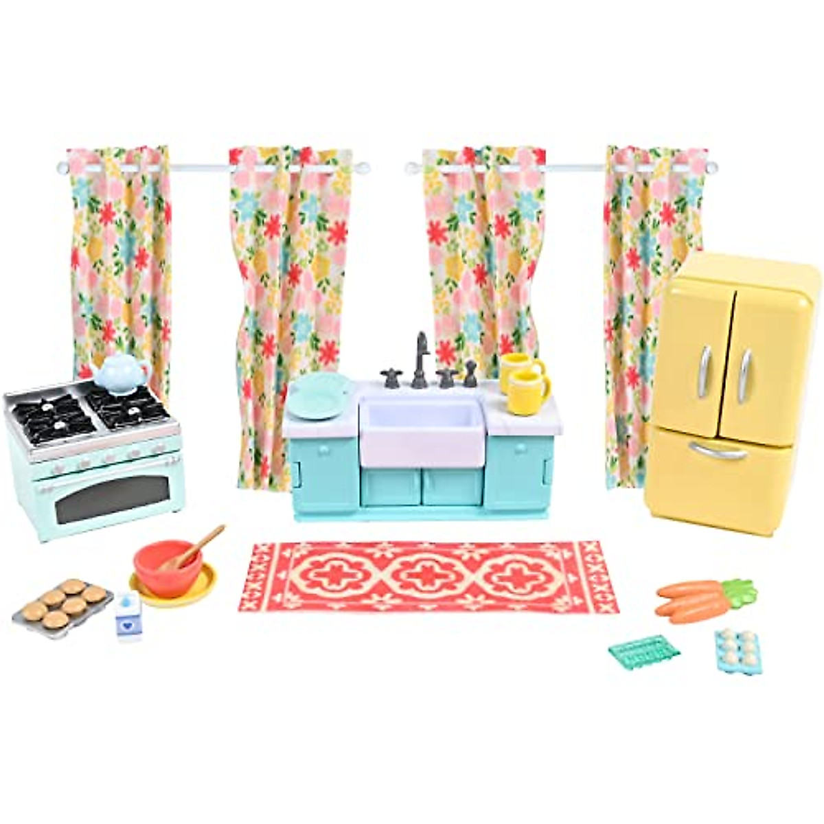 Sunny Days Entertainment Honey Bee Acres Sweet Home Kitchen Accessories Playset, 27 Piece Set: