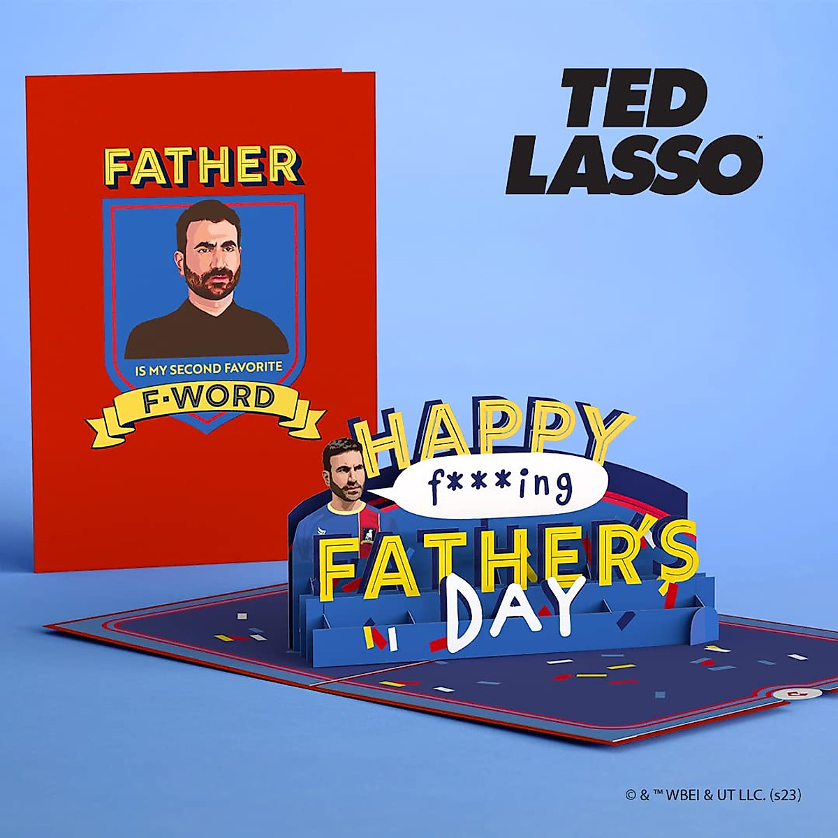 Lovepop Ted Lasso Happy Father's Day Pop-Up Card, 5 X 7”, Funny Card for Husband or Dad, Greeting Card with Envelope