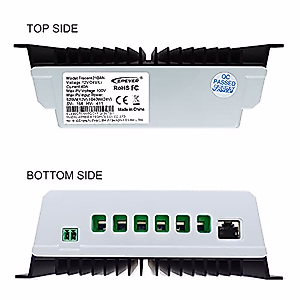 EPEVER 40A MPPT Solar Charge Controller 12V 24V Auto Max Input 100V Charger Controller Common Negative Grounded Solar Panel Regulator for Lead-Acid Lithium AGM Battery (Tracer4210AN)